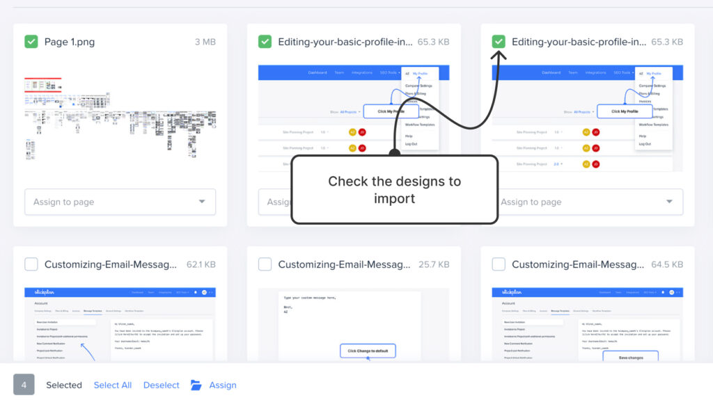 Importing From Figma | Slickplan