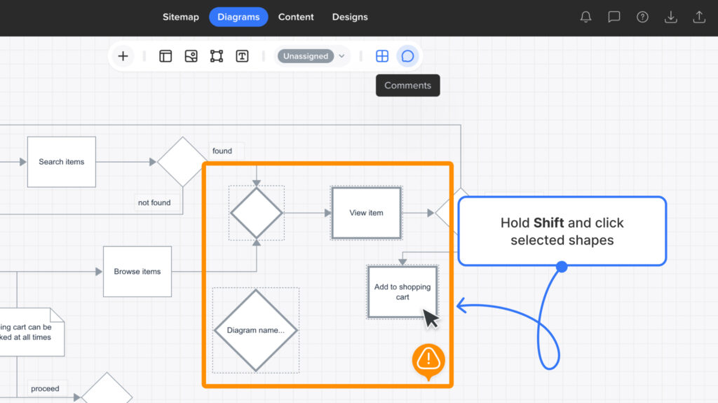 Copy and Paste Diagram Shapes | Slickplan