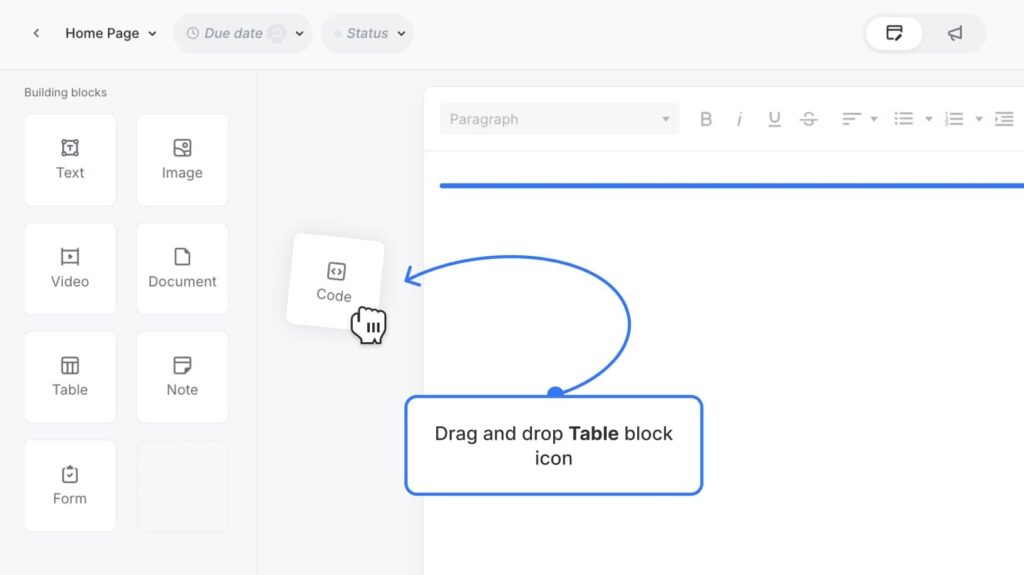 Adding and Using Code Blocks | Slickplan