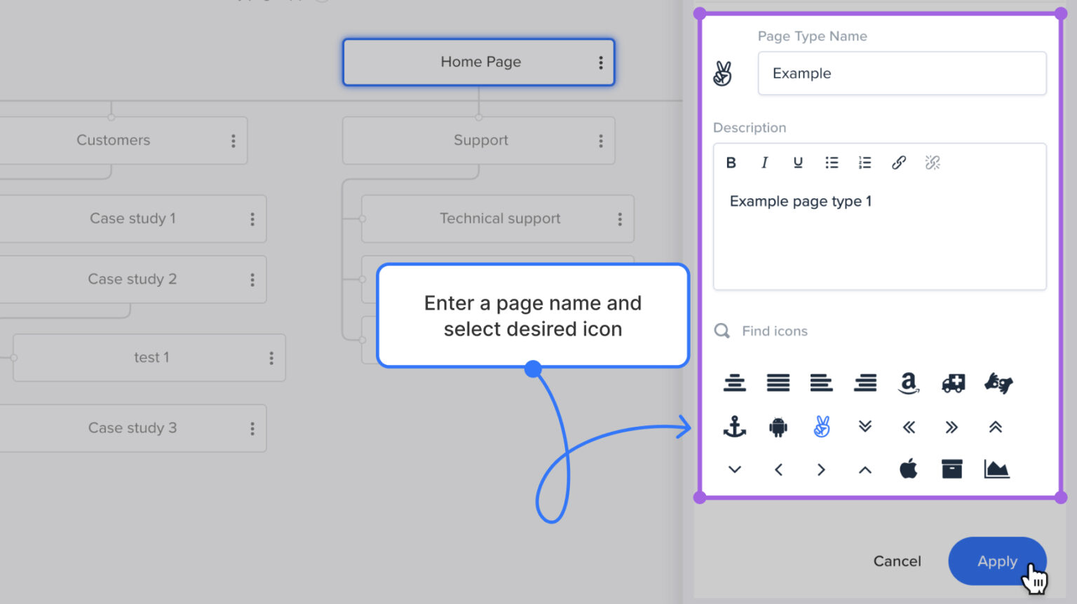 Creating Custom Page Types | Slickplan