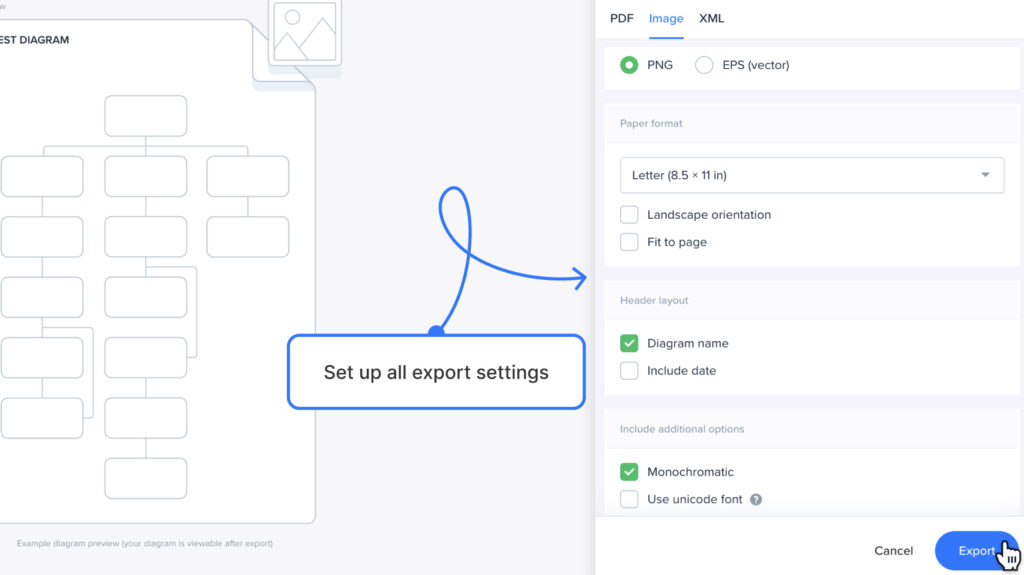 Exporting Diagrams | Slickplan