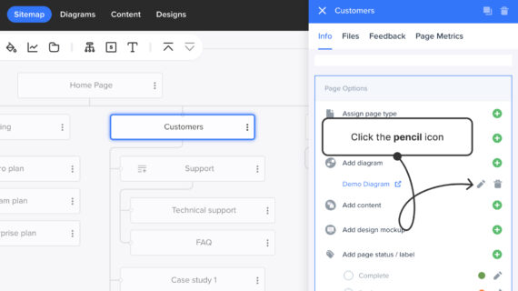 Rename a Diagram | Slickplan