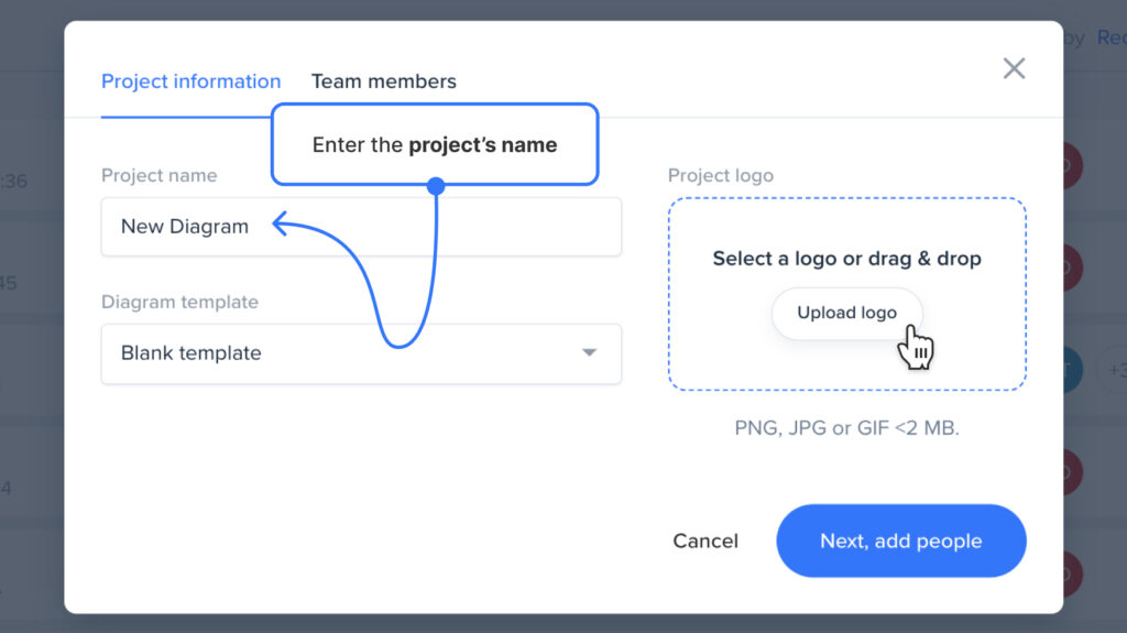 Starting a New Diagram Project: Quick Guide | Slickplan