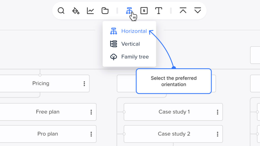 Maximizing the Sitemap Builder Workspace | Slickplan