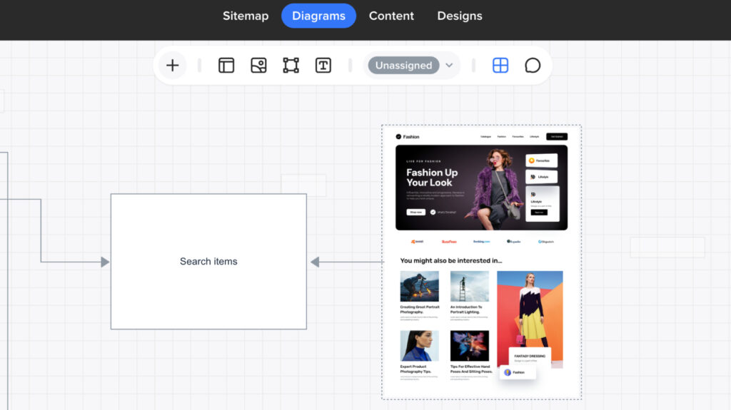 Adding Images to Diagrams | Slickplan