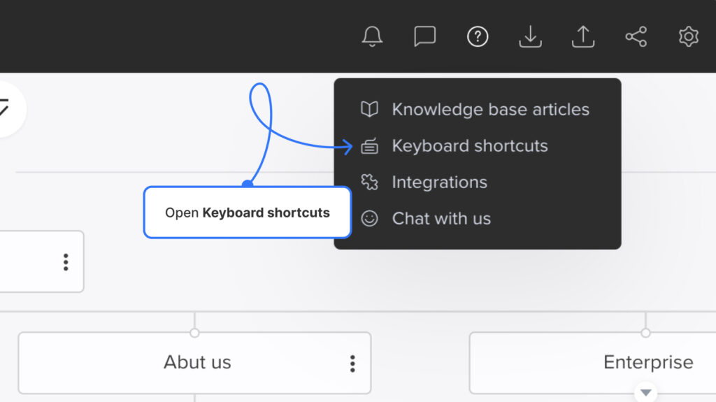 Keyboard Shortcuts and Hotkeys Guide | Slickplan