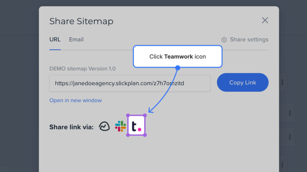 Utilizing the Teamwork Integration | Slickplan