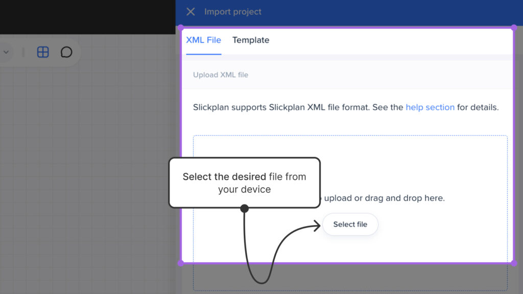 Importing a Diagram File | Slickplan