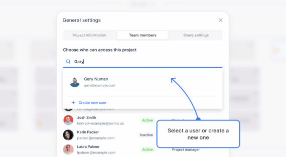 Adding a Project Manager | Slickplan